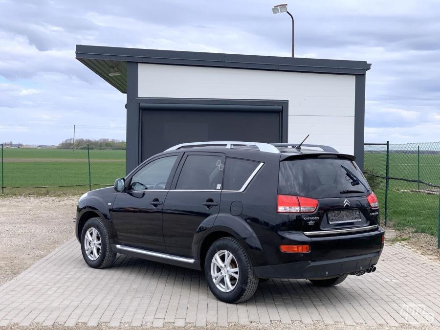 Melns Citroen C-Crosser 2010 Kauņa, ar dzinēja tilpumu 2.20 L un nobraukumu 270 tūkst. km par 4199 €, foto 5 vietnē AUTOMOTO.COM.LV