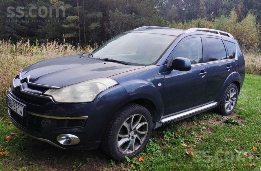 Zils Citroen C-Crosser 2009 Rīga, ar dzinēja tilpumu 2.20 L un nobraukumu 263 tūkst. km par 2500 €, foto 4 vietnē AUTOMOTO.COM.LV