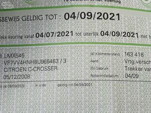Citroen C-Crosser 2009 Šauļi, ar dzinēja tilpumu 2.20 L un nobraukumu 198 tūkst. km par 3700 €, foto 23 vietnē AUTOMOTO.COM.LV