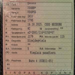 Ситроен С-Кроссер 2010 в Лудза, объемом двигателя 2.20 л и пробегом 238 тыс. км за 5500 €, фото 15 на AUTOMOTO.COM.LV