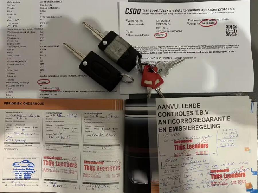 Pelēks Citroen C-Crosser 2007 Jēkabpils, ar dzinēja tilpumu 2.20 L un nobraukumu 224 tūkst. km par 6100 €, foto 39 vietnē AUTOMOTO.COM.LV