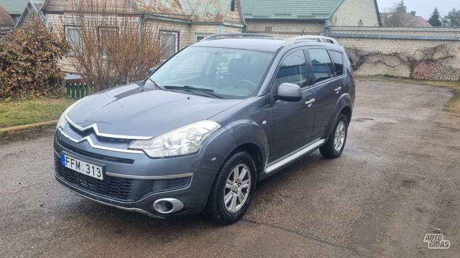 Pelēks Citroen C-Crosser 2008 Kauņa, ar dzinēja tilpumu 2.20 L un nobraukumu 249 tūkst. km par 1600 €, foto 1 vietnē AUTOMOTO.COM.LV