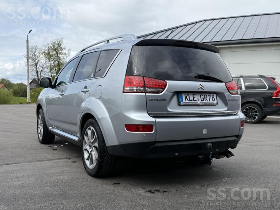 Grey Citroen C-Crosser 2009 in Ludza, with an engine capacity of 2.20 L and mileage of 0 thousand km for 5780 €, photo 10 on AUTOMOTO.COM.LV