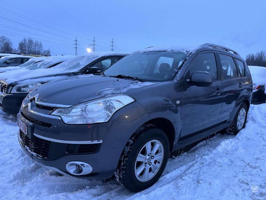 Pelēks Citroen C-Crosser 2009 Kauņa, ar dzinēja tilpumu 2.18 L un nobraukumu 190 tūkst. km par 4400 €, foto 3 vietnē AUTOMOTO.COM.LV