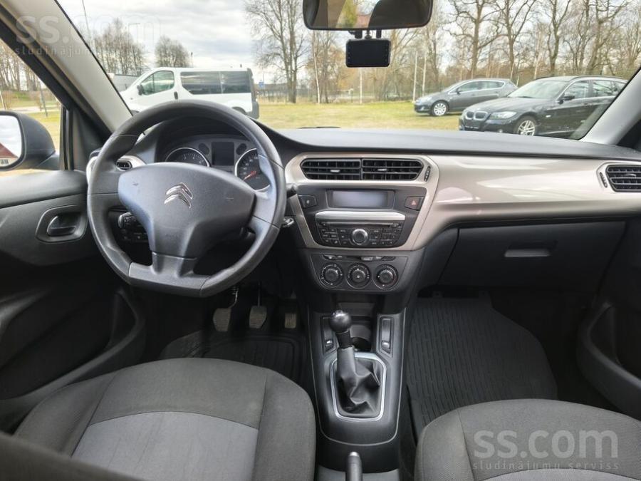 Grey Citroen C-Elysee 2013 in Kuldiga, with an engine capacity of 1.60 L and mileage of 123 thousand km for 3190 €, photo 12 on AUTOMOTO.COM.LV
