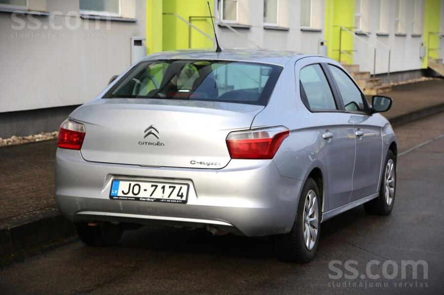 Grey Citroen C-Elysee 2014 in Riga, with an engine capacity of 1.60 L and mileage of 275 thousand km for 2995 €, photo 7 on AUTOMOTO.COM.LV