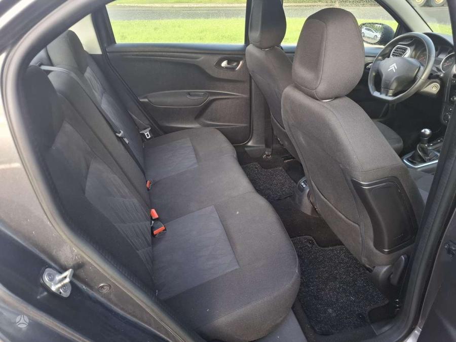 Grey Citroen C-Elysee 2015 in Vilnius, with an engine capacity of 1.56 L and mileage of 180 thousand km for 1700 €, photo 8 on AUTOMOTO.COM.LV
