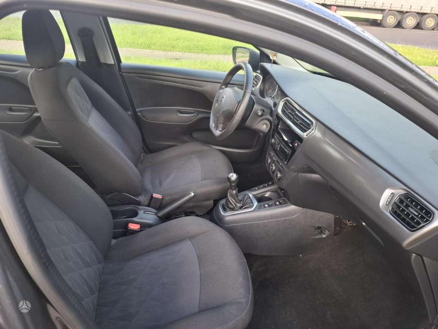 Grey Citroen C-Elysee 2015 in Vilnius, with an engine capacity of 1.56 L and mileage of 180 thousand km for 1700 €, photo 10 on AUTOMOTO.COM.LV