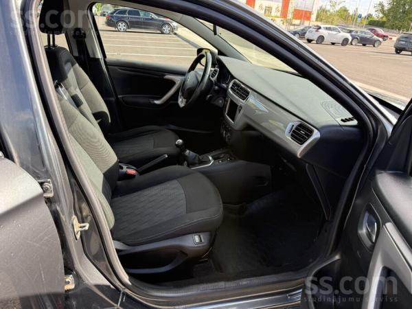 Grey Citroen C-Elysee 2017 in Riga, with an engine capacity of 1.20 L and mileage of 85 thousand km for 5000 €, photo 7 on AUTOMOTO.COM.LV