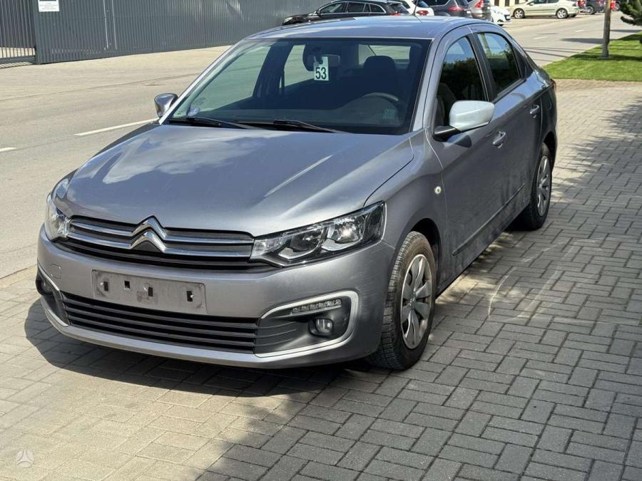 Pelēks Citroen C-Elysee 2018 Tauragė, ar dzinēja tilpumu 1.20 L un nobraukumu 176 tūkst. km par 2400 €, foto 7 vietnē AUTOMOTO.COM.LV