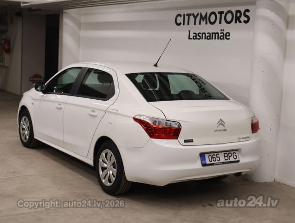 White Citroen C-Elysee 2015 in Tallinn, with an engine capacity of 1.20 L and mileage of 76 thousand km for 4900 €, photo 3 on AUTOMOTO.COM.LV
