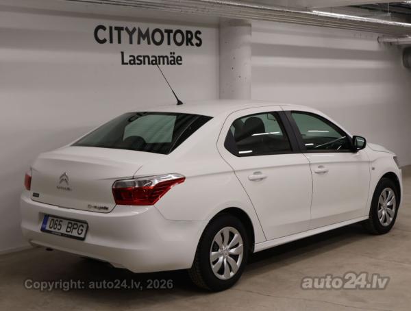 White Citroen C-Elysee 2015 in Tallinn, with an engine capacity of 1.20 L and mileage of 76 thousand km for 4900 €, photo 6 on AUTOMOTO.COM.LV