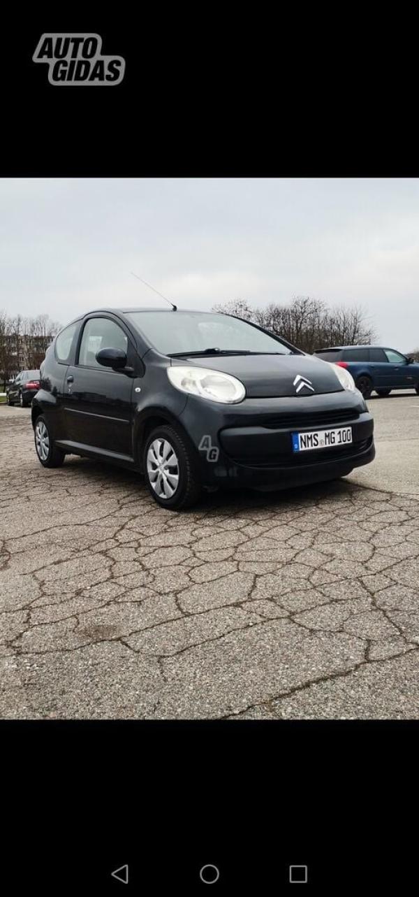 Melns Citroen C1 2007 Klaipėda, ar dzinēja tilpumu 1.00 L un nobraukumu 124 tūkst. km par 1850 €, foto 1 vietnē AUTOMOTO.COM.LV