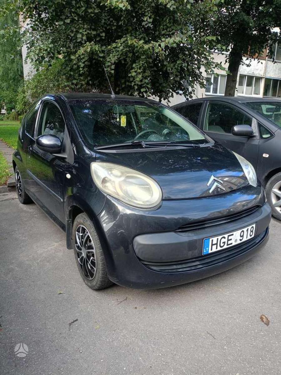 Melns Citroen C1 2007 Kauņa, ar dzinēja tilpumu 1.00 L un nobraukumu 201 tūkst. km par 1500 €, foto 1 vietnē AUTOMOTO.COM.LV