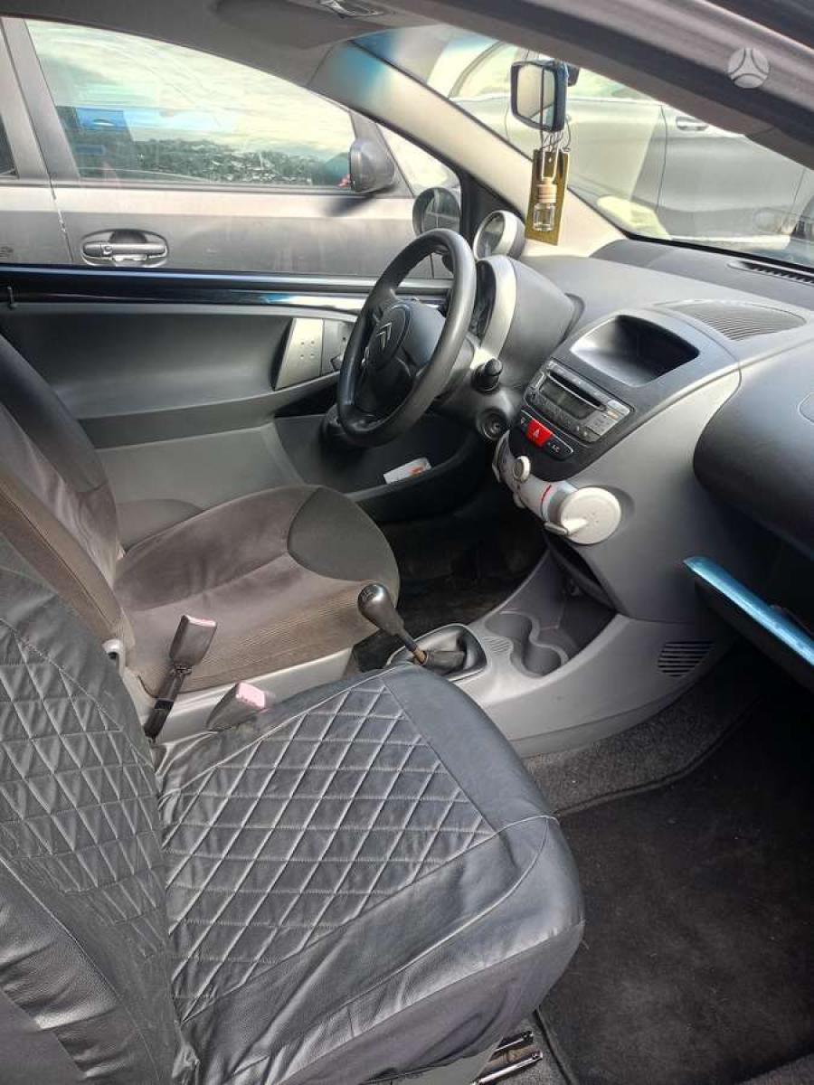 Melns Citroen C1 2007 Kauņa, ar dzinēja tilpumu 1.00 L un nobraukumu 201 tūkst. km par 1500 €, foto 8 vietnē AUTOMOTO.COM.LV