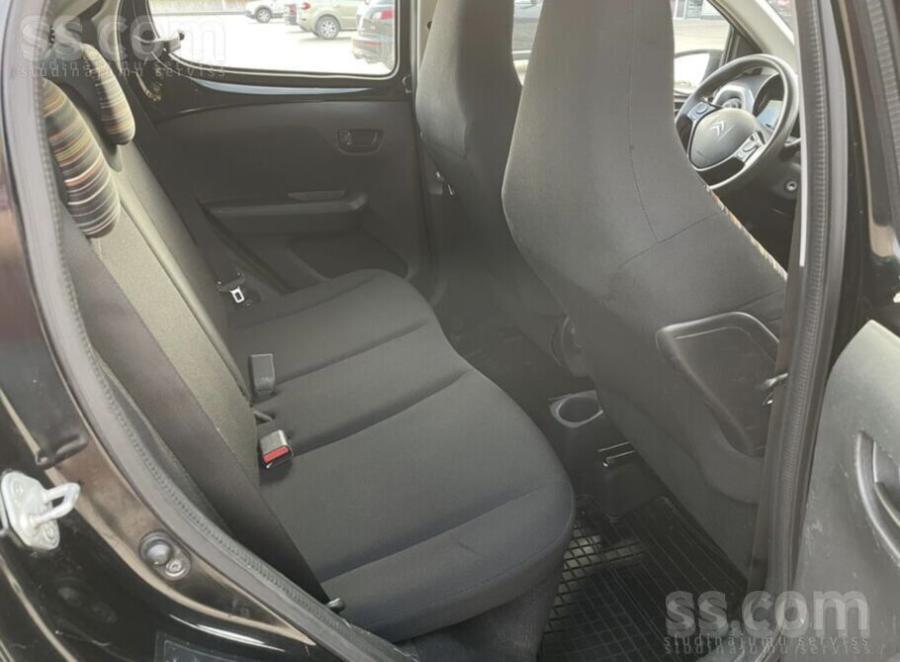 Melns Citroen C1 2014 Rīga, ar dzinēja tilpumu 1.00 L un nobraukumu 276 tūkst. km par 3300 €, foto 18 vietnē AUTOMOTO.COM.LV
