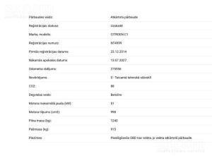 Melns Citroen C1 2014 Rīga, ar dzinēja tilpumu 1.00 L un nobraukumu 276 tūkst. km par 3300 €, foto 29 vietnē AUTOMOTO.COM.LV