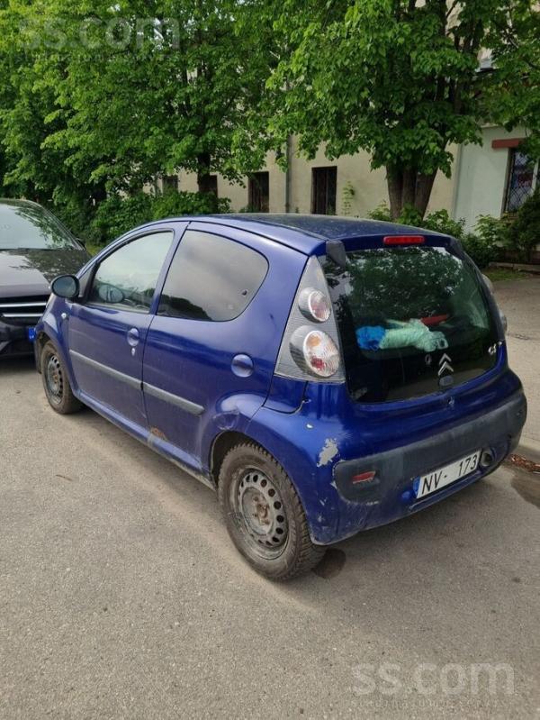 Blue Citroen C1 2006 in Riga, with an engine capacity of 1.00 L and mileage of 230 thousand km for 500 €, photo 4 on AUTOMOTO.COM.LV