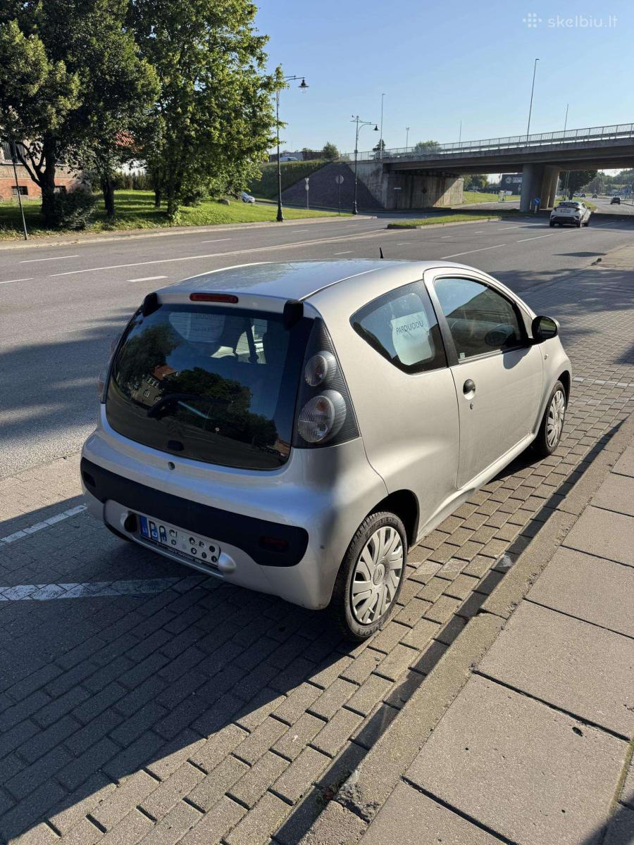 Pelēks Citroen C1 2006 Klaipėda, ar dzinēja tilpumu 1.00 L un nobraukumu 104 tūkst. km par 1390 €, foto 6 vietnē AUTOMOTO.COM.LV