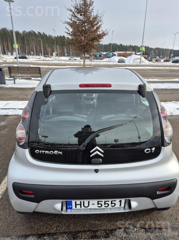 Citroen C1 2011 in Riga, with an engine capacity of 1.00 L and mileage of 223 thousand km for 1650 €, photo 6 on AUTOMOTO.COM.LV