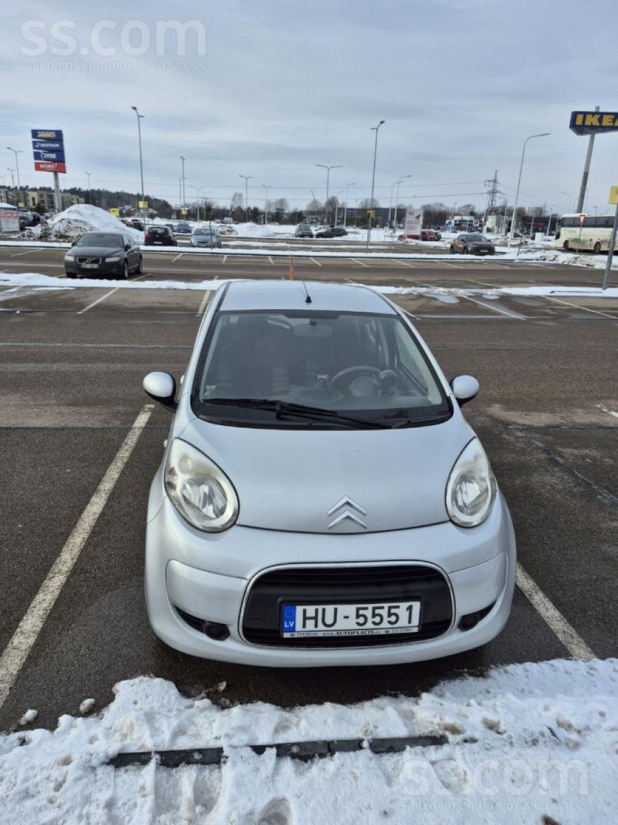 Citroen C1 2011 Rīga, ar dzinēja tilpumu 1.00 L un nobraukumu 223 tūkst. km par 1650 €, foto 9 vietnē AUTOMOTO.COM.LV