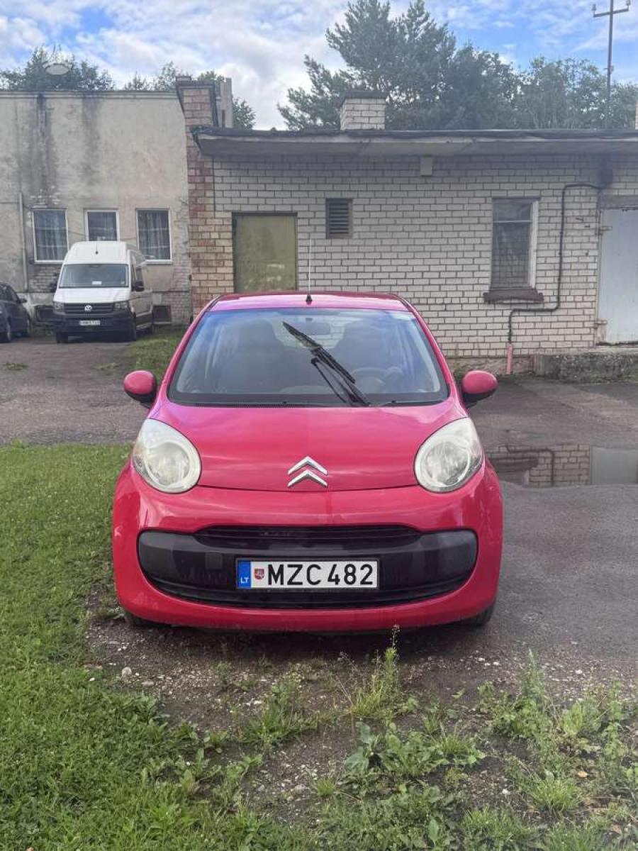 Sarkans Citroen C1 2008 Kėdainiai, ar dzinēja tilpumu 1.00 L un nobraukumu 155 tūkst. km par 450 €, foto 1 vietnē AUTOMOTO.COM.LV