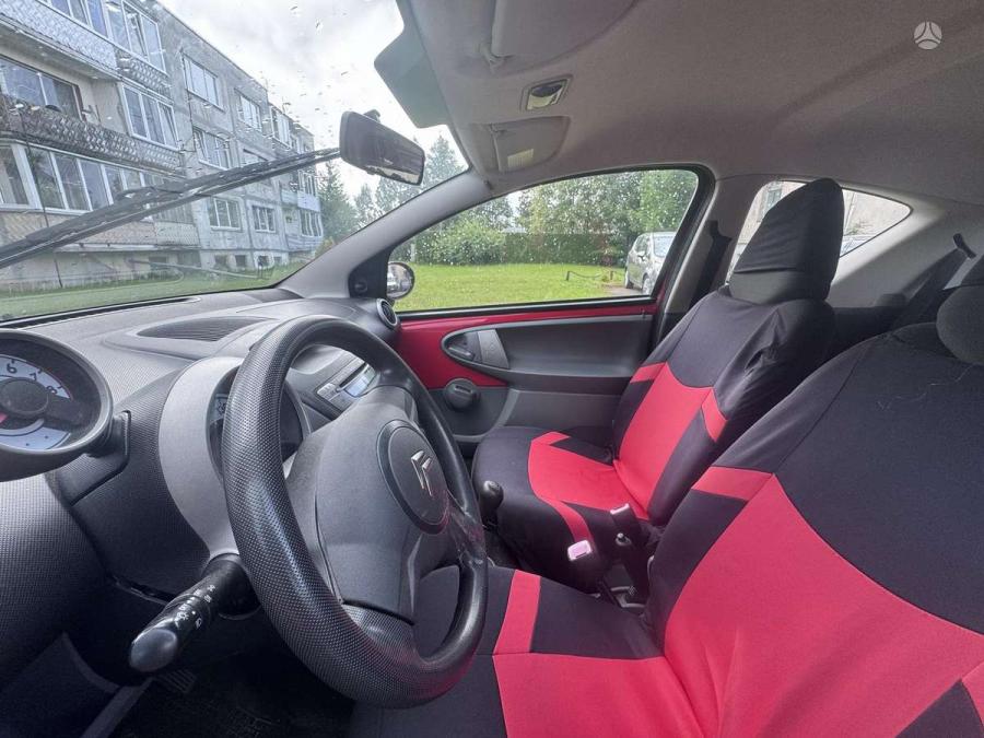 Sarkans Citroen C1 2008 Kėdainiai, ar dzinēja tilpumu 1.00 L un nobraukumu 155 tūkst. km par 450 €, foto 10 vietnē AUTOMOTO.COM.LV