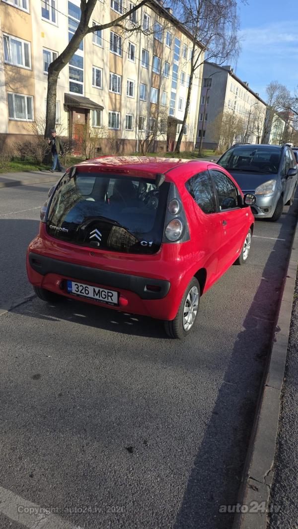 Sarkans Citroen C1 2006 Tallina, ar dzinēja tilpumu 1.00 L un nobraukumu 125 tūkst. km par 1800 €, foto 3 vietnē AUTOMOTO.COM.LV