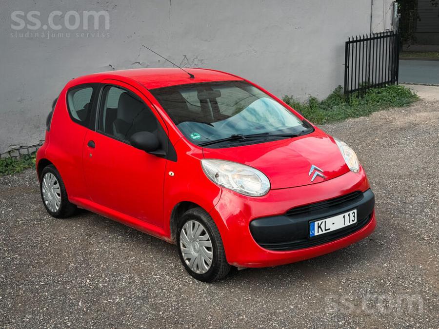 Sarkans Citroen C1 2007 Rīga, ar dzinēja tilpumu 1.00 L un nobraukumu 178 tūkst. km par 1350 €, foto 3 vietnē AUTOMOTO.COM.LV