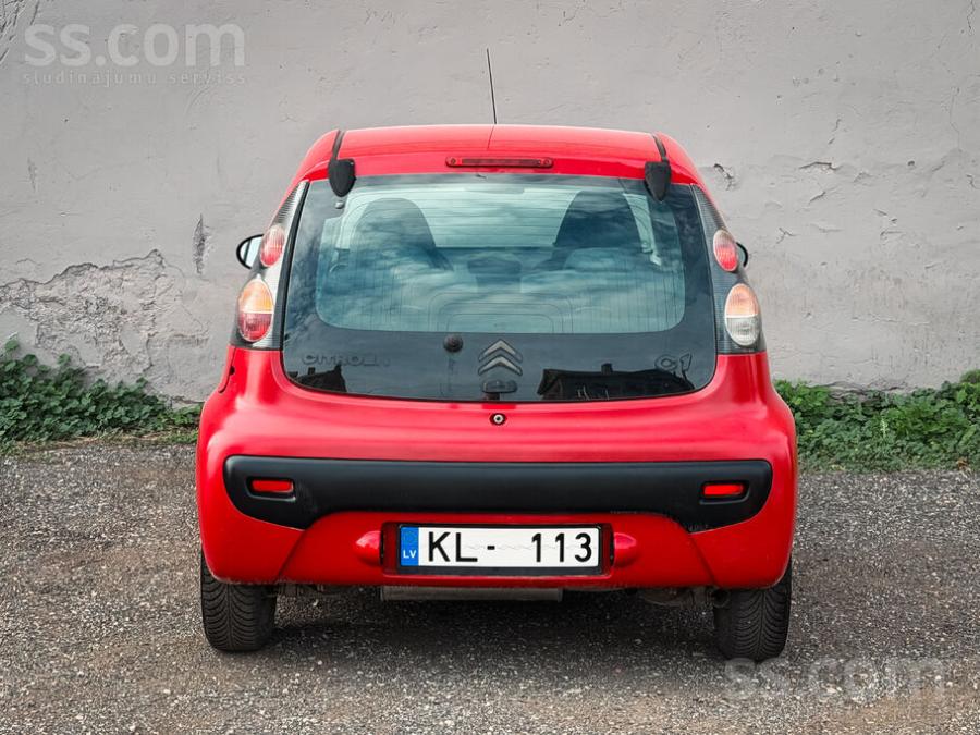 Sarkans Citroen C1 2007 Rīga, ar dzinēja tilpumu 1.00 L un nobraukumu 178 tūkst. km par 1350 €, foto 4 vietnē AUTOMOTO.COM.LV