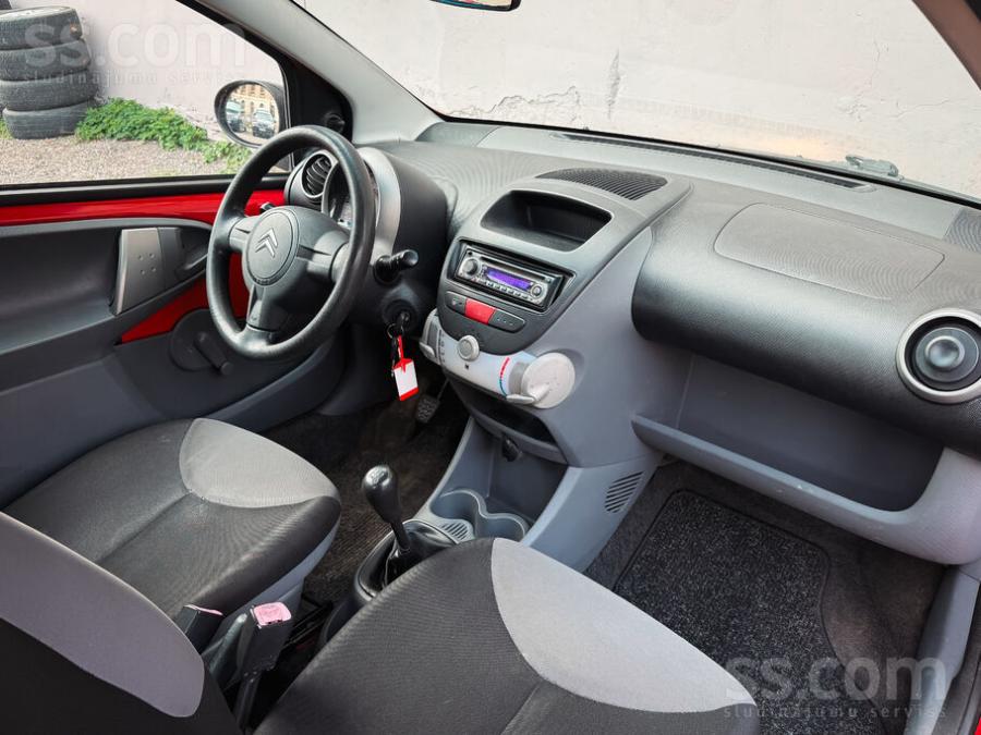 Sarkans Citroen C1 2007 Rīga, ar dzinēja tilpumu 1.00 L un nobraukumu 178 tūkst. km par 1350 €, foto 9 vietnē AUTOMOTO.COM.LV