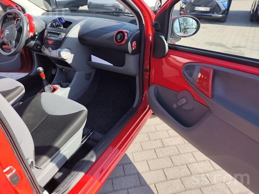 Sarkans Citroen C1 2008 Liepāja, ar dzinēja tilpumu 1.00 L un nobraukumu 177 tūkst. km par 2250 €, foto 12 vietnē AUTOMOTO.COM.LV