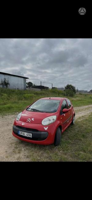 Sarkans Citroen C1 2008 Viļņa, ar dzinēja tilpumu 1.00 L un nobraukumu 95 tūkst. km par 2500 €, foto  vietnē AUTOMOTO.COM.LV