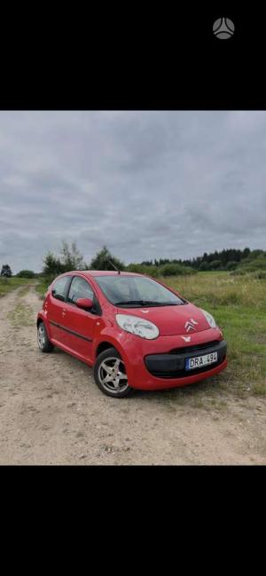 Red Citroen C1 2008 in Vilnius, with an engine capacity of 1.00 L and mileage of 95 thousand km for 2500 €, photo 3 on AUTOMOTO.COM.LV