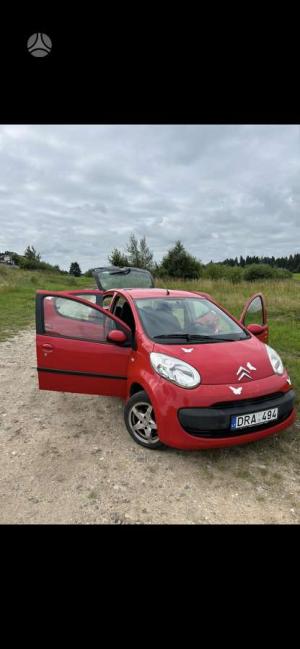 Red Citroen C1 2008 in Vilnius, with an engine capacity of 1.00 L and mileage of 95 thousand km for 2500 €, photo 6 on AUTOMOTO.COM.LV