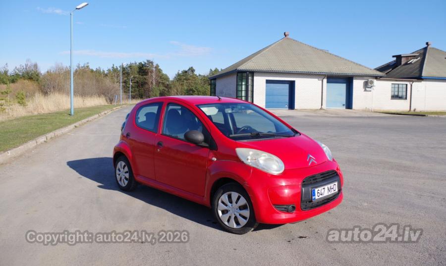 Red Citroen C1 2011 in Kuressaare, with an engine capacity of 1.00 L and mileage of 74 thousand km for 2150 €, photo 3 on AUTOMOTO.COM.LV