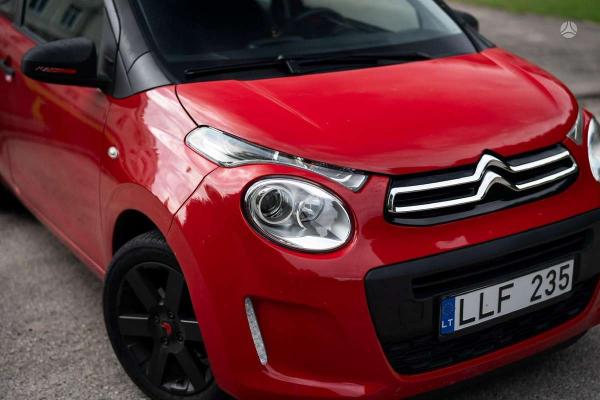 Red Citroen C1 2015 in Kedainiai, with an engine capacity of 1.00 L and mileage of 96 thousand km for 2900 €, photo 6 on AUTOMOTO.COM.LV
