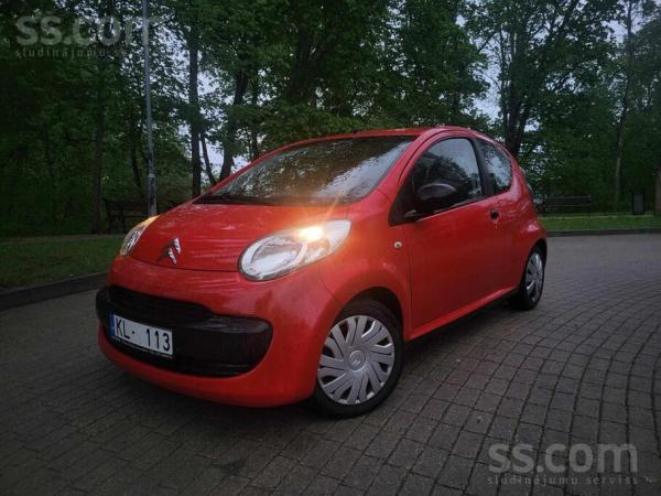 Sarkans Citroen C1 2007 Ogre, ar dzinēja tilpumu 1.00 L un nobraukumu 179 tūkst. km par 1400 €, foto 1 vietnē AUTOMOTO.COM.LV