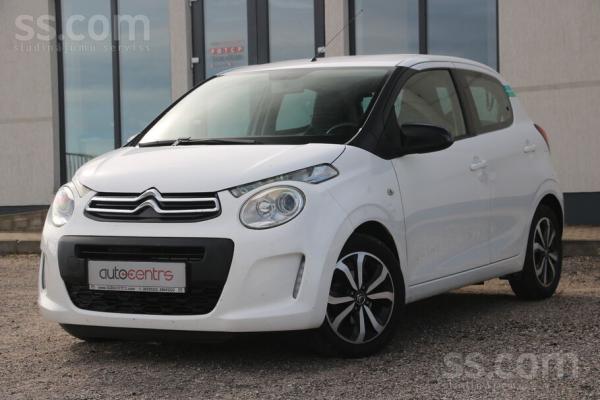 White Citroen C1 2017 in Tukums, with an engine capacity of 1.20 L and mileage of 98 thousand km for 5500 €, photo 1 on AUTOMOTO.COM.LV