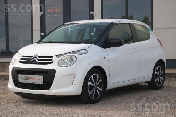 White Citroen C1 2017 in Tukums, with an engine capacity of 1.20 L and mileage of 98 thousand km for 5500 €, photo 4 on AUTOMOTO.COM.LV