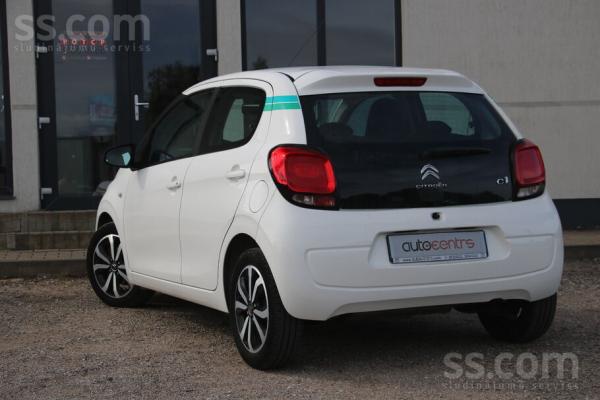 White Citroen C1 2017 in Tukums, with an engine capacity of 1.20 L and mileage of 98 thousand km for 5500 €, photo 6 on AUTOMOTO.COM.LV