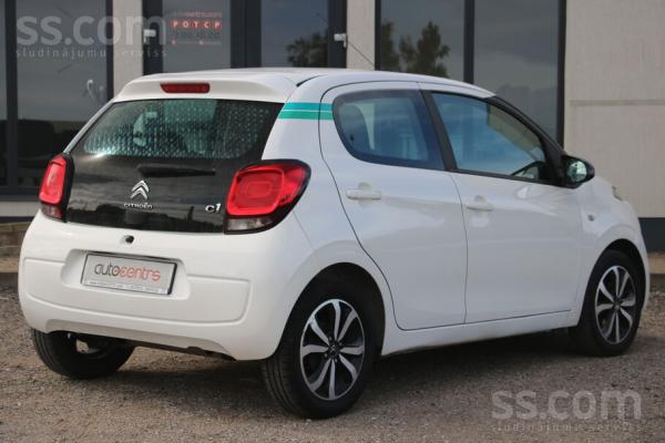 Balts Citroen C1 2017 Tukums, ar dzinēja tilpumu 1.20 L un nobraukumu 98 tūkst. km par 5500 €, foto 5 vietnē AUTOMOTO.COM.LV