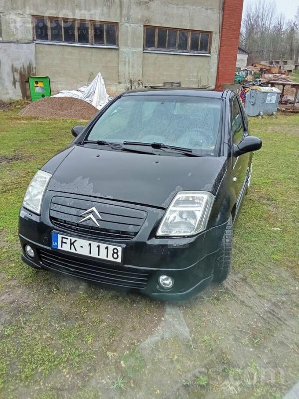 Melns Citroen C2 2005 Krāslava, ar dzinēja tilpumu 1.40 L un nobraukumu 212 tūkst. km par 500 €, foto 1 vietnē AUTOMOTO.COM.LV