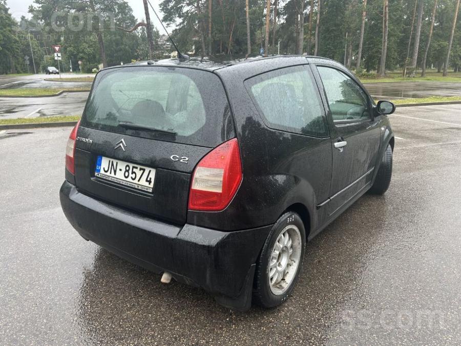 Черный Ситроен С2 2006 в Краслава, объемом двигателя 1.40 л и пробегом 274 тыс. км за 1450 €, фото 5 на AUTOMOTO.COM.LV