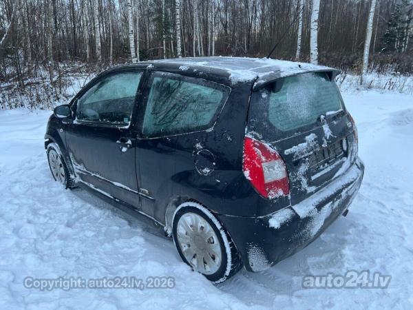 Black Citroen C2 2007 in Tallinn, with an engine capacity of 1.40 L and mileage of 160 thousand km for 500 €, photo 2 on AUTOMOTO.COM.LV
