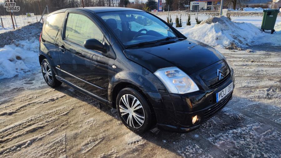 Melns Citroen C2 2008 Širvintos, ar dzinēja tilpumu 1.40 L un nobraukumu 315 tūkst. km par 950 €, foto 1 vietnē AUTOMOTO.COM.LV