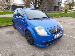 Blue Citroen C2 2005 in Riga, with an engine capacity of 1.60 L and mileage of 190 thousand km for 1500 €, photo 7 on AUTOMOTO.COM.LV