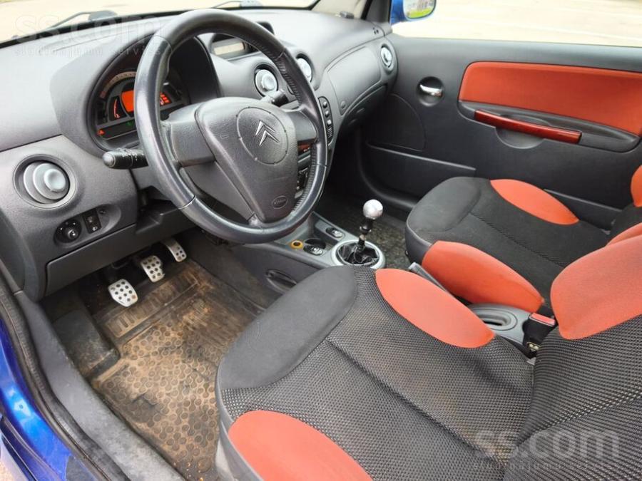 Blue Citroen C2 2005 in Riga, with an engine capacity of 1.60 L and mileage of 190 thousand km for 1500 €, photo 10 on AUTOMOTO.COM.LV