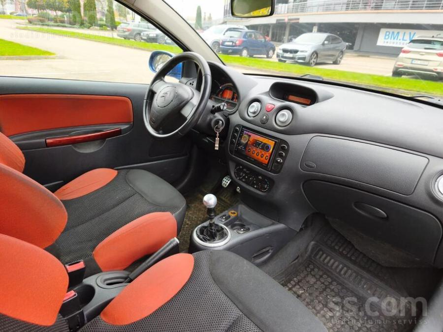 Blue Citroen C2 2005 in Riga, with an engine capacity of 1.60 L and mileage of 190 thousand km for 1500 €, photo 13 on AUTOMOTO.COM.LV