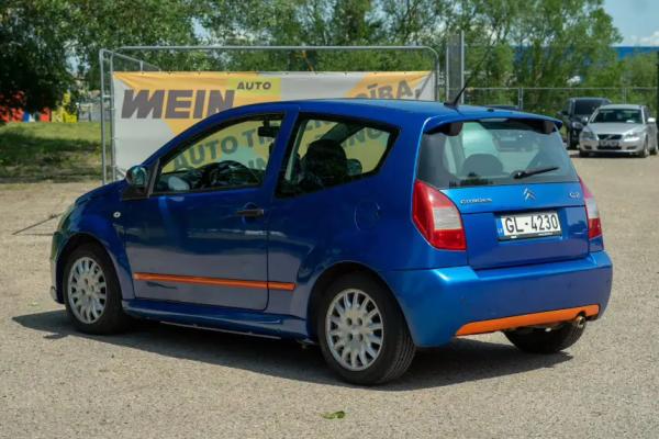 Blue Citroen C2 2007 in Liepaja, with an engine capacity of 1.40 L and mileage of 159 thousand km for 1600 €, photo 2 on AUTOMOTO.COM.LV